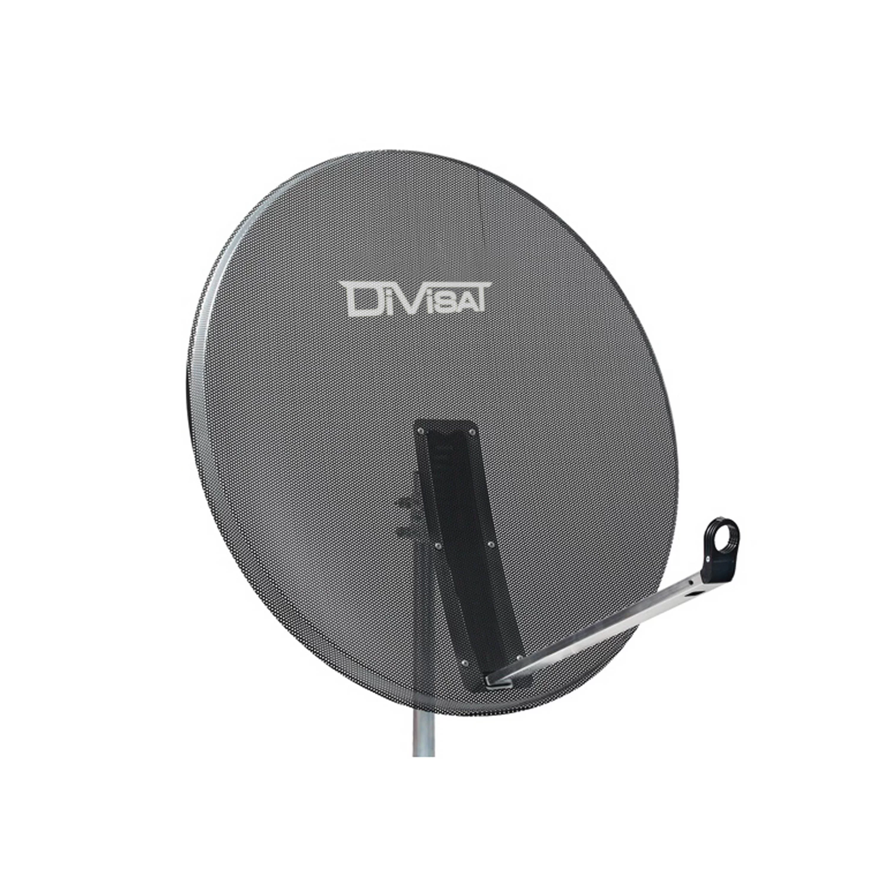 Divisat 80 CM Perfore (Delikli) Offset Çanak Anten - Antrasit - Divisat